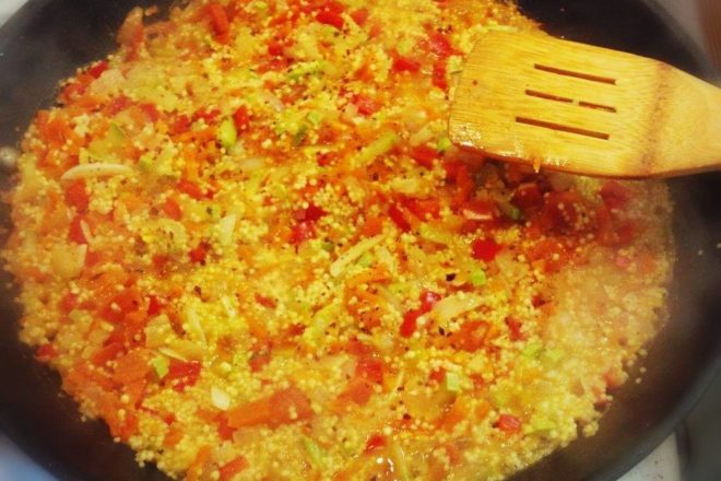 Rețetă Mei cu legume - Diversificare.ro